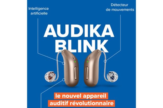 Blink, l'aide auditive d'Audika pilotée par capteurs de mouvements